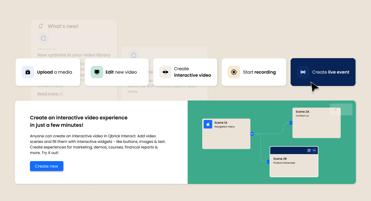 What's new in the Qbrick Video Platform? [April 2024] - Qbrick