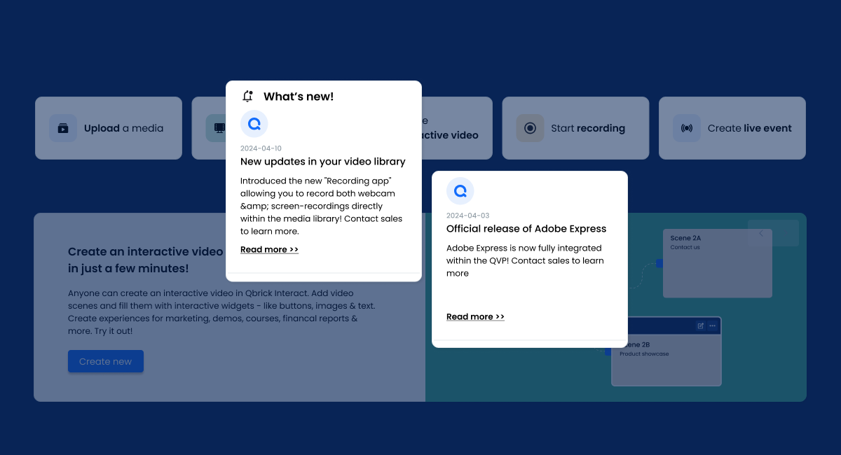 What's new in the Qbrick Video Platform? [April 2024] - Qbrick